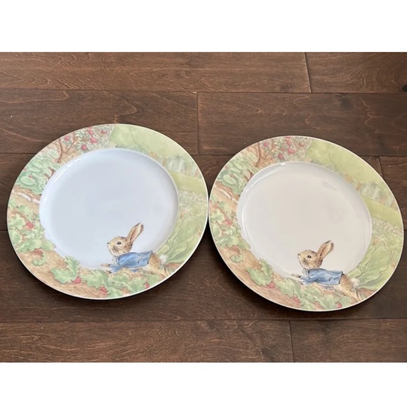 Dining | Beatrix Potter Peter Rabbit Easter Dinner Plates Set Of 2 New ...